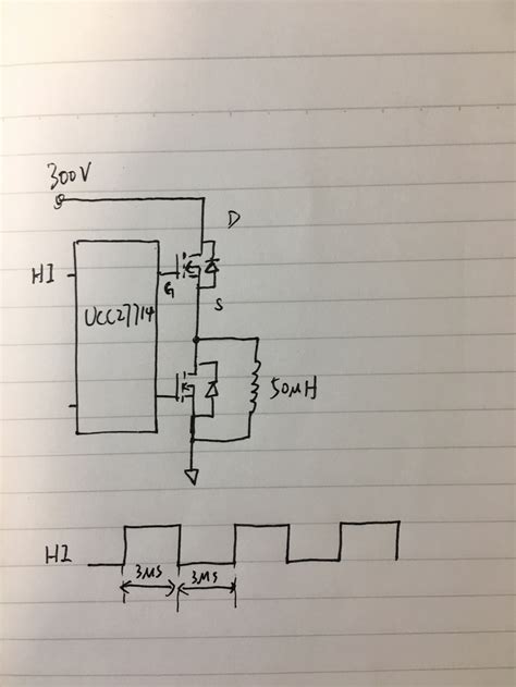 Ucc27714 High Side Mosfet Abnormal Turn Off When Double Pulse Test Power Management Forum