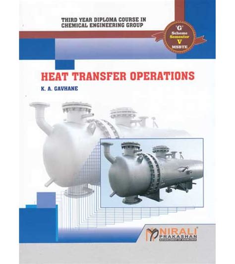 nirali heat transfer operations msbte third year diploma sem 5 chemical