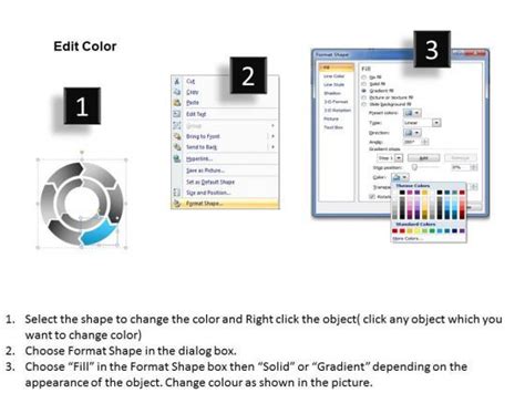 6 Stages Circular Flow Diagram Basic Business Plan Outline PowerPoint Slides