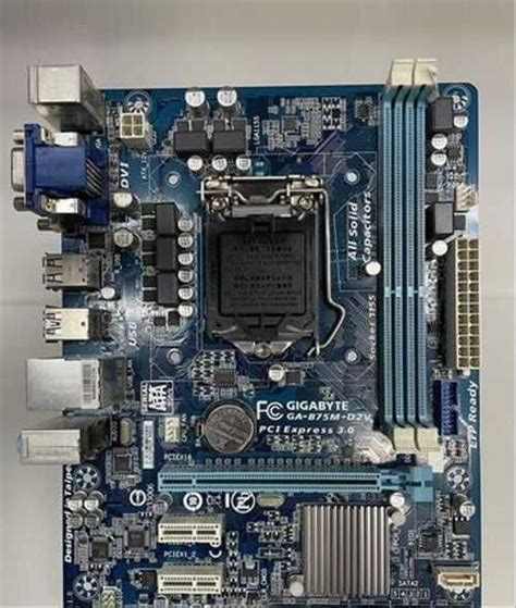 Материнская плата Gigabyte GA-B75M-D2V Soc-1155 | Festima.Ru ...