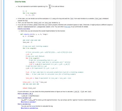 C1 W3 Logistic Regression TypeError In Cell 11 Supervised ML Regression And Classification