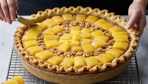 Delicious Pineapple Nut Pie Recipe Alessa Cooks