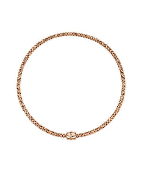 Flexit Necklace With Ornamental Clasp 62606cx Bb Fope