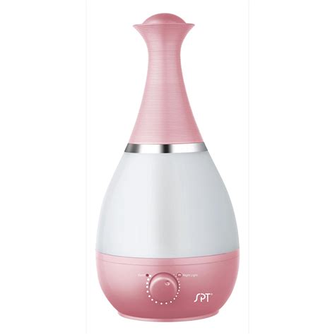 Spt Ultrasonic Humidifier With Fragrance Diffuser Pink Hsn