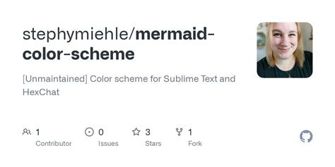 Github Stephymiehlemermaid Color Scheme Unmaintained Color Scheme For Sublime Text And Hexchat