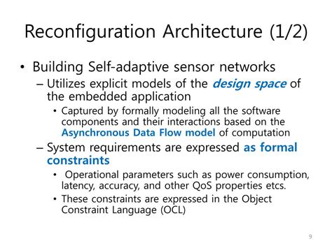 Ppt Dynamic Software Reconfiguration In Sensor Network Powerpoint