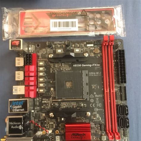 ASRock Fatal1ty AB350 Gaming ITX Ac AMD B350 Chipset Computers Tech Parts Accessories