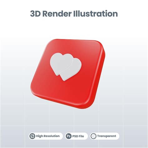 Premium Psd 3d Render Valentine With Bed Icon For Ui Ux Web Mobile App Social Media Promotion