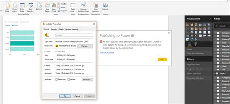 error with publishing microsoft fabric community