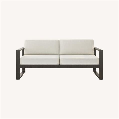 West Elm Portside Aluminum Outdoor Sofa Aptdeco