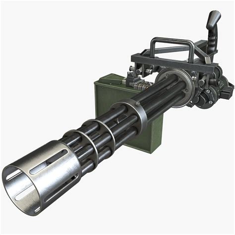 Готовый миниган 3D Модель $59 - .max .fbx .obj - Free3D