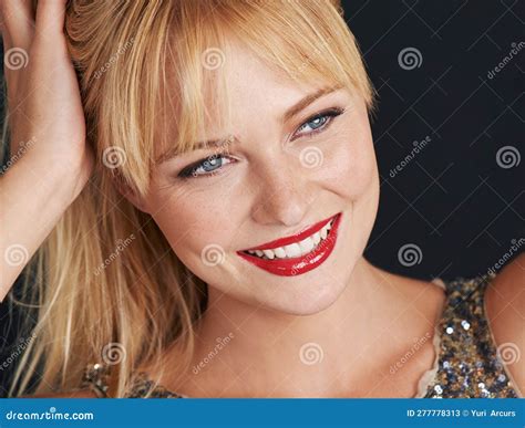 Intensely Beautiful Blonde Head And Shoulders Shot Of A Gorgeous Young