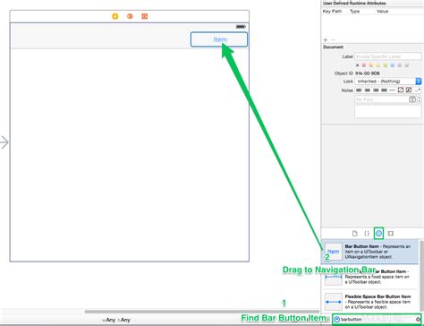 Ios Adding Buttons To The Navigation Bar With Storyboards Max的程式語言筆記