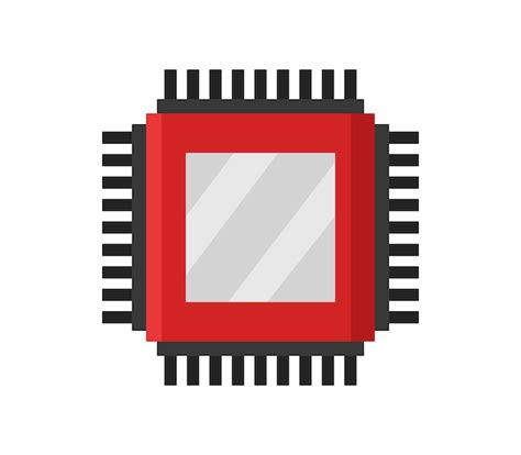 Premium Vector Microchip