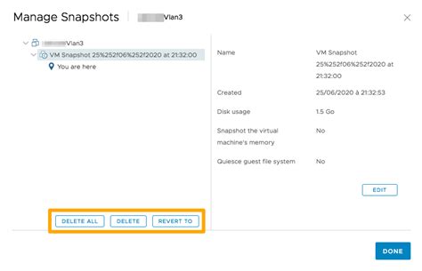 How To Take A Snapshot In Vsphere Support Guides