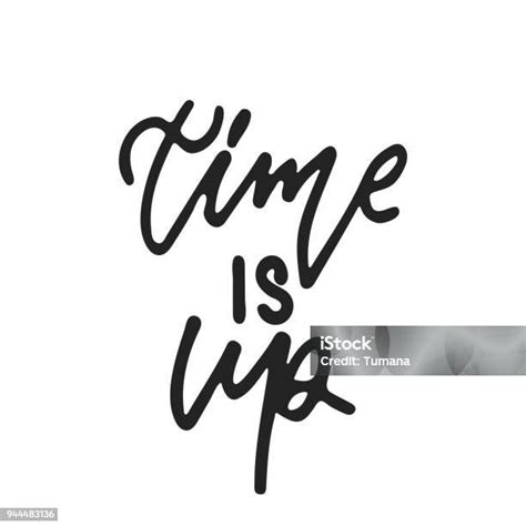 시간이 이다손으로 그린된 페미니즘 레터링 문구 검은 배경에 고립 배너 인사말 카드 포스터 디자인에 대 한 재미 있는 브러시 잉크 벡터 일러스트 0명에 대한 스톡 벡터 아트