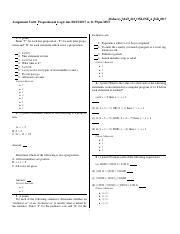 Unit Propositional Logic Answers Pdf Mohacsy MAT ONLINE A Fall Assignment Unit