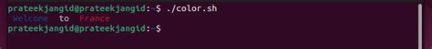 How To Change The Output Color Of Echo In Linux