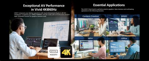 Amazon Com ATEN US3311 2 Port USB C KVM Switch 2 PC 1 Monitor DisplayPort Out 8K 4K 144hz