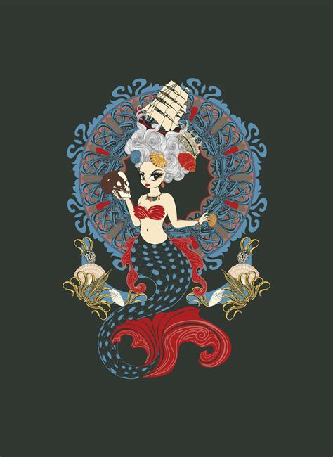 Rococo Mermaid Art Nouveau Behance