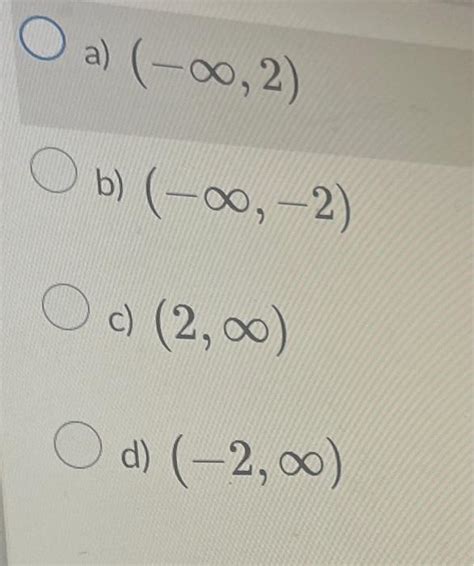 solved determine the interval where the function