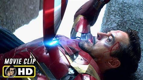 Captain America Civil War 2016 Cap Beats Iron Man Clip Hd Marvel