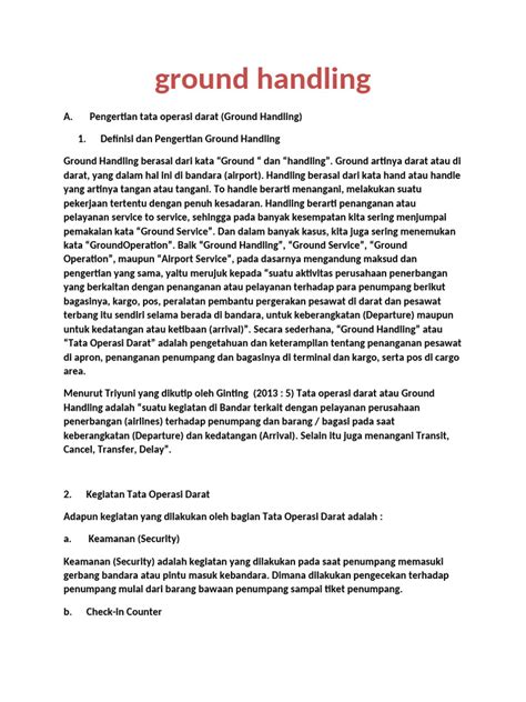 3 Ground Handling Pdf