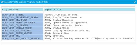 Abap Code Samples Abap And Json Discovering Abap