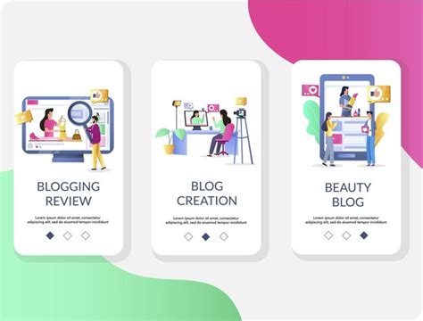 Premium Vector Volunteering Mobile App Onboarding Screens Vector Template
