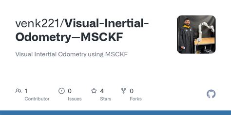 GitHub Venk221 Visual Inertial Odometry MSCKF Visual Intertial