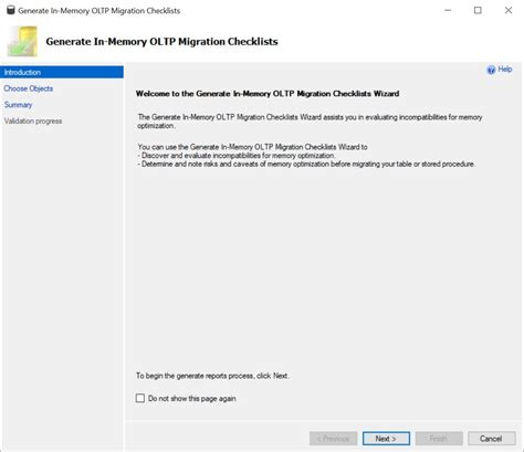 SQL SERVER Generate In Memory OLTP Migration Checklists SSMS SQL Authority With Pinal Dave
