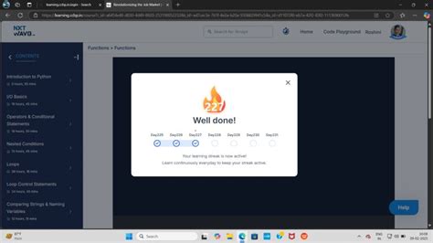 roshini pachaiyappan on linkedin 227th ccbp nxtwave python