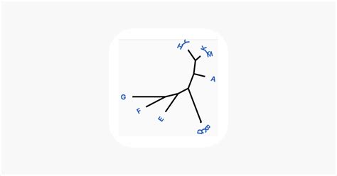 ‎phylogenetic Tree Draw On The App Store