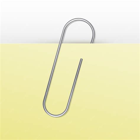 Premium Vector Paper Clip Isolated On White