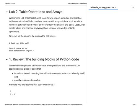 Lab Ipynb Colaboratory Welcome To Lab In This Lab We Ll Learn How To Import A Module