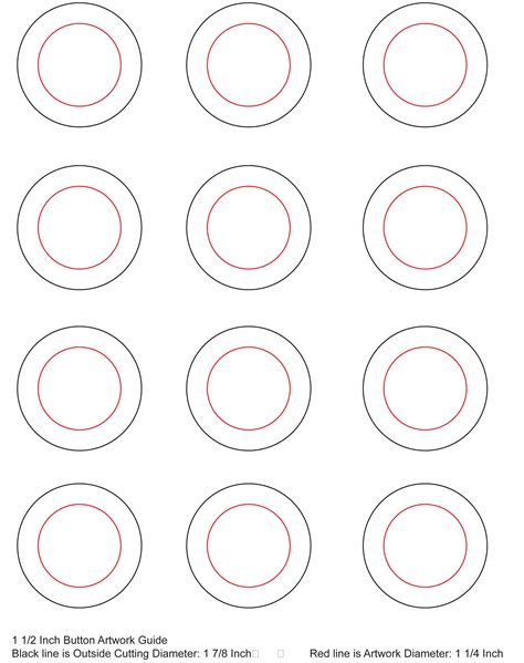 Free Printable Button Templates Free Templates Printable