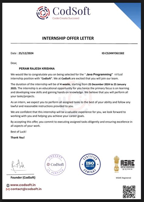 codesoft javaprogramming rajesh krishna