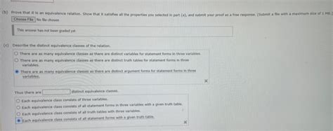 Solved A Be The Set Of All Statemant Forms In Three