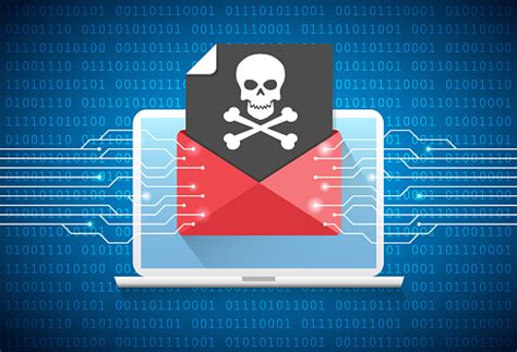 Cyber Crime Spam Concept Avec Alerte De Message Email Spam Virus Bug Et Erreur Système