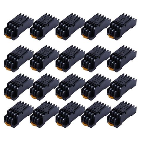 20x Pyf14a Din Rail Power Relay Socket Base 14 Pin For My4nj Hh54p My4