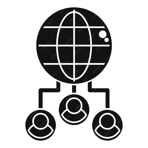 premium vector global customer database icon simple vector crm data