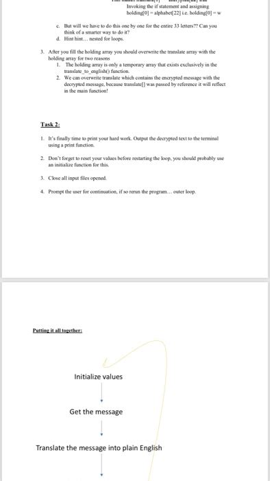 Solved I Need To Make A C Program That Shows An Encrypted Chegg Com