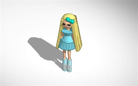 3d Design Cute Kawai Girl Bella Uwu Tinkercad