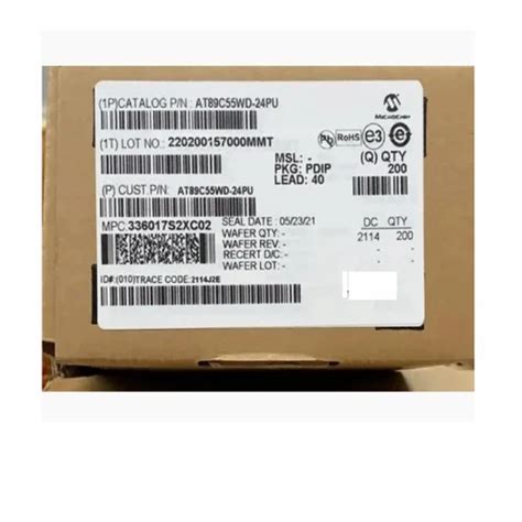 Atmel Dip At89c55wd 24pu Cmos 8 Bit Microcontroller For Electronics At ₹ 175 Piece In Mumbai