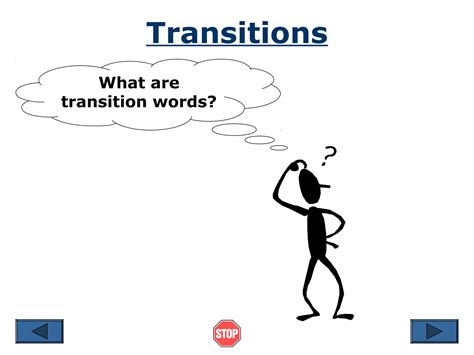 Using Transitional Words And Expressions Ppt Sports