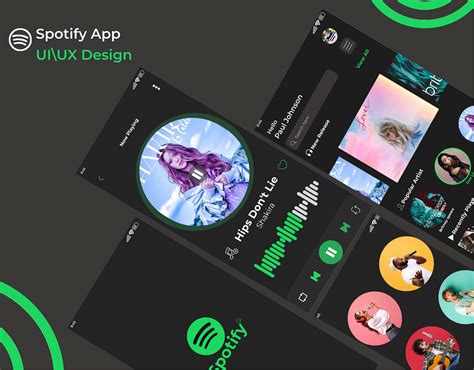 Spotify App Ui Behance