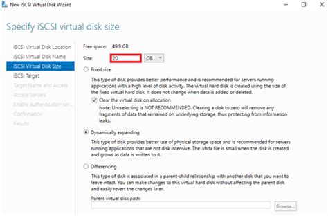 stage 1 creating and configuring iscsi virtual disks