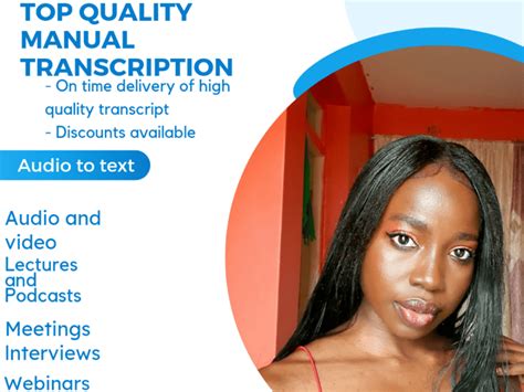 Top Quality Clean Verbatim Transcript Upwork