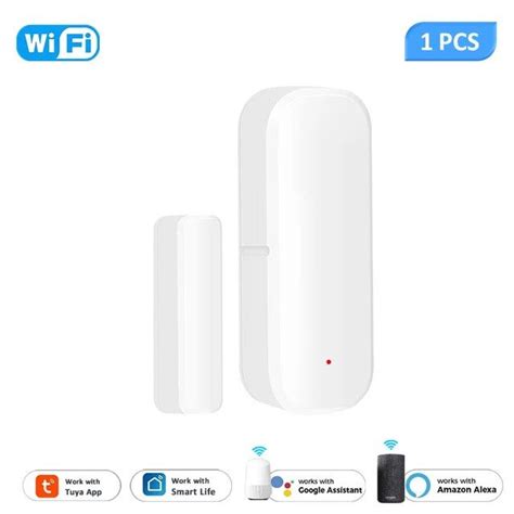 tuya smart wifi door sensor window sensor door magnetic alarm detector independent magnetic