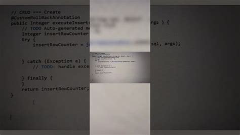 Crud Create Operation In Java Sql Jdbc Template Insert смотреть